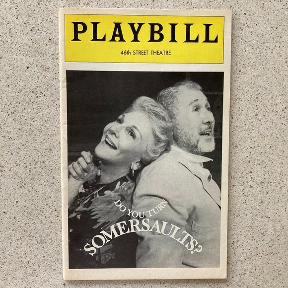Playbill | Other | Playbill Do You Turn Somersaults Mary Martin Anthony ...
